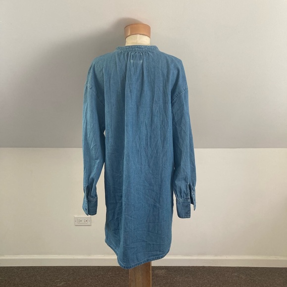 J. Crew | Dresses | Jcrew Indigo Denim Buttonup Shift Dress | Poshmark